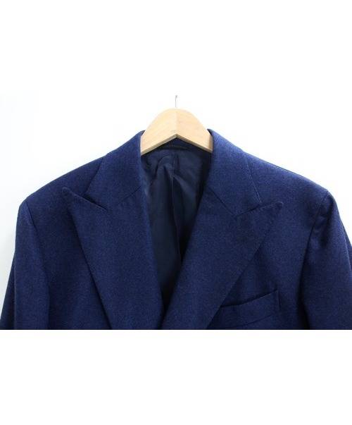 買取・査定情報 DEPETRILLO デペトリロ ウールダブルブレストジャケット メンズ ネイビー 参考定価￥10万前後｜洋服や古着の買取と ...